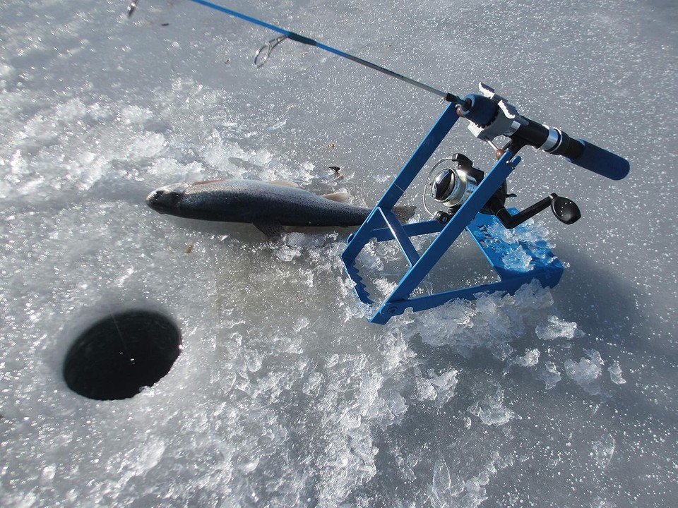 Precision Fishing with Blue Tip Down - Heavy-Duty Design for Ice ...