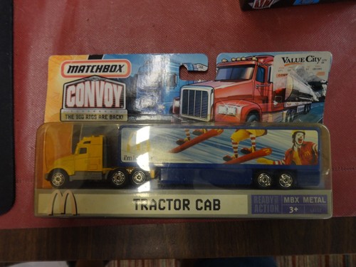 New McDonalds Matchbox Convoy Tractor Cab Trailer Truck Big Rig Diecast ...