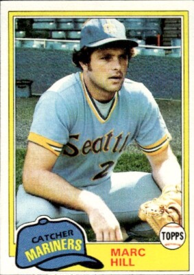 1981 Topps #486 Marc Hill Seattle Mariners Baseball | eBay