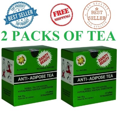 2 x ANTI-ADIPOSE Tea Natural Body Detox Laxative Effect Weight Loss 60 ...
