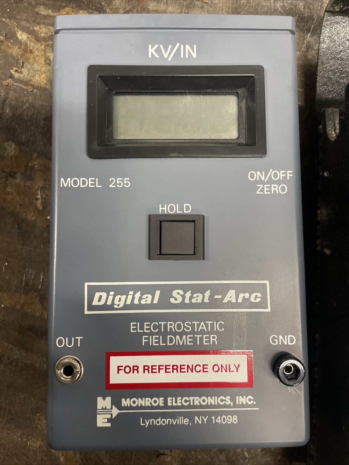 Monroe Electronics Model: 255 Digital Stat-Arc Electrostatic Fieldmeter ...