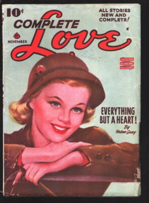 PULP: Complete Love 11/1945-"Everything But a Heart" by Helen Gray ...