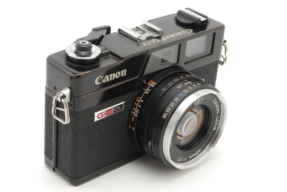 READ[NEAR MINT] Canon Canonet QL17 GIII Black 35mm Rangefinder Film ...