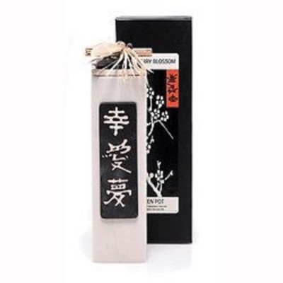 CHERRY BLOSSOM ZEN POT WISHING HAPPINESS LOVE DREAMS CERAMIC NEW | eBay ...