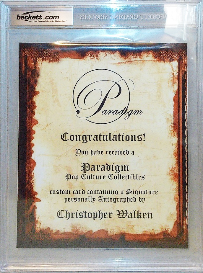 PULP FICTION -CHRISTOPHER WALKEN- Beckett Signed/Autograph/Auto 8x10 ...