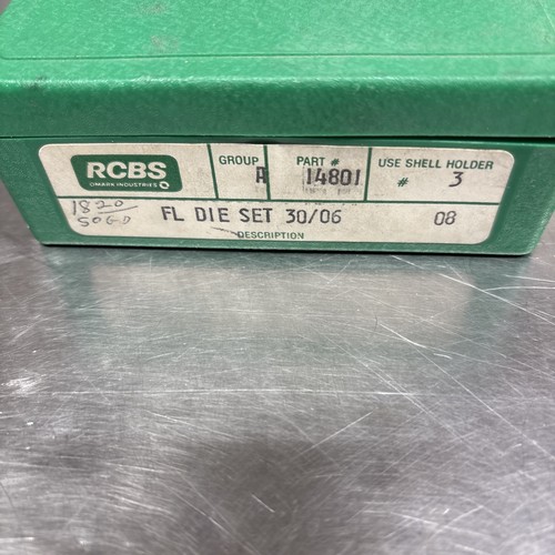 RCBS Full Length Reloading Die Set 30/06 With Box and Paper Work | eBay