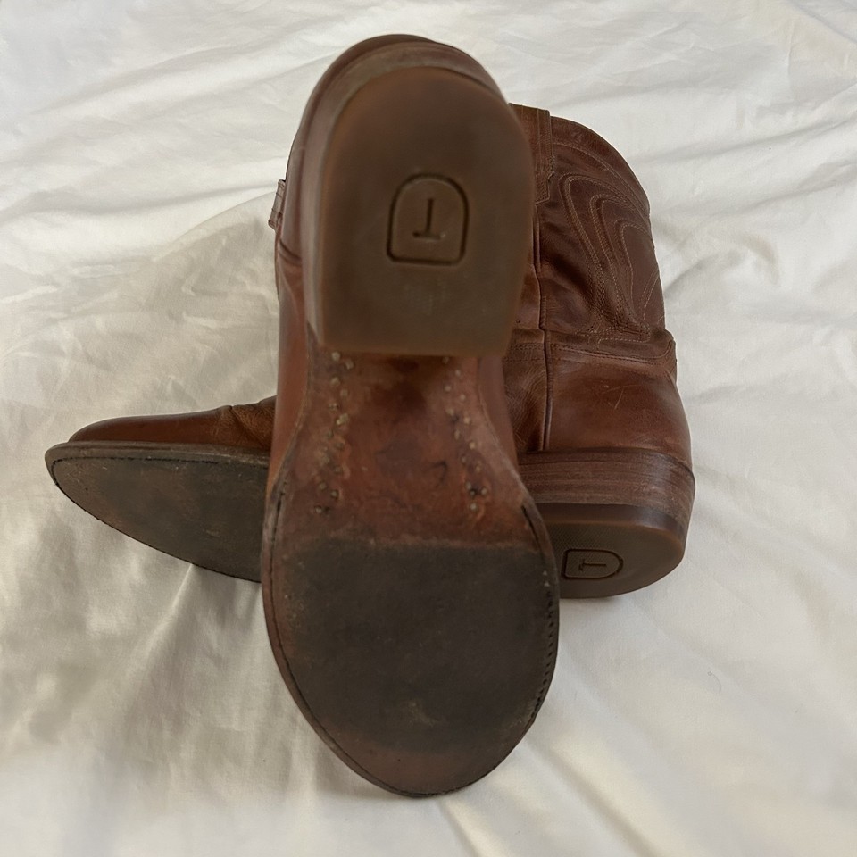 Tecovas Cartwright Cowboy Boots Men’s Size 10 Bison Leather Brown ...