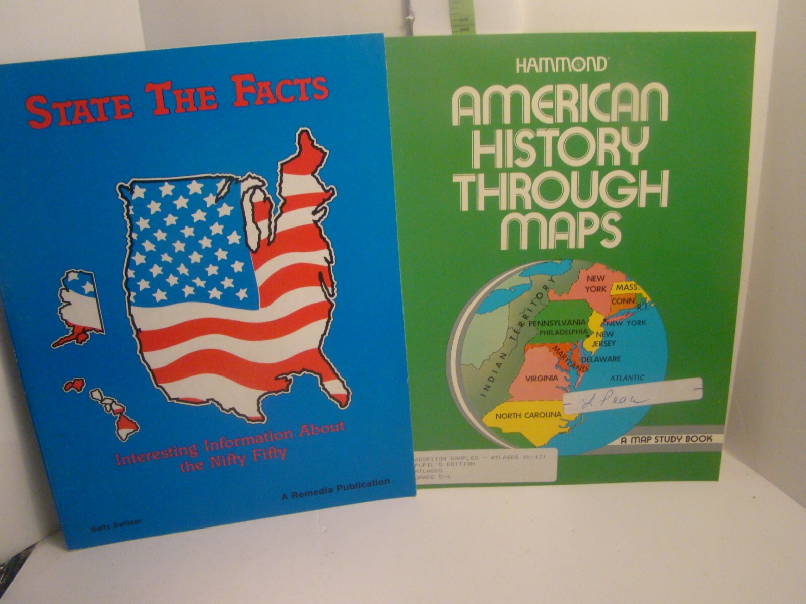 State The Facts and American History Through Maps Educational Workbooks ...