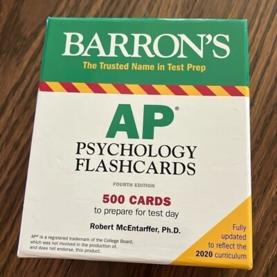 Barron's AP Psychology Flashcards | eBay