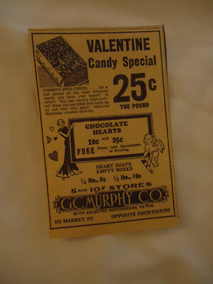 G C Murphy Co Candies 1935 HARRISBURG PA newsprint ad | eBay