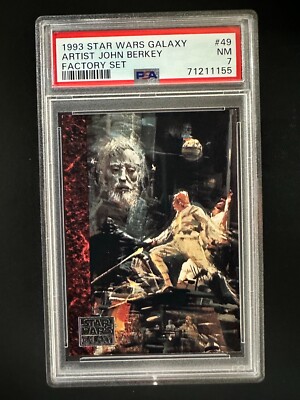 1993 Star Wars Galaxy #49 - Luke - Artist John Berkley - Factory Set ...