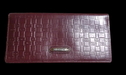 1980's Ladies Burgundy Leather Purse Wallet Made By Mondini In Italy | eBay