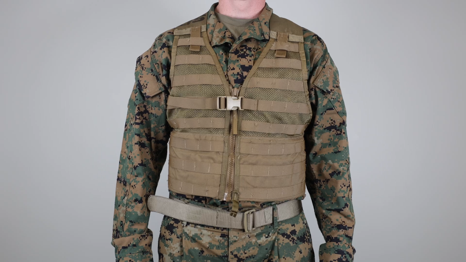 NEW USMC Molle II Fighting Load Carrier Vest FLC LBV Tactical Coyote ...