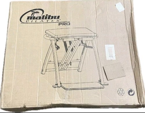 Malibu Pilates Pro Folding Chair Bench with Handles Fitness Workout NOS ...