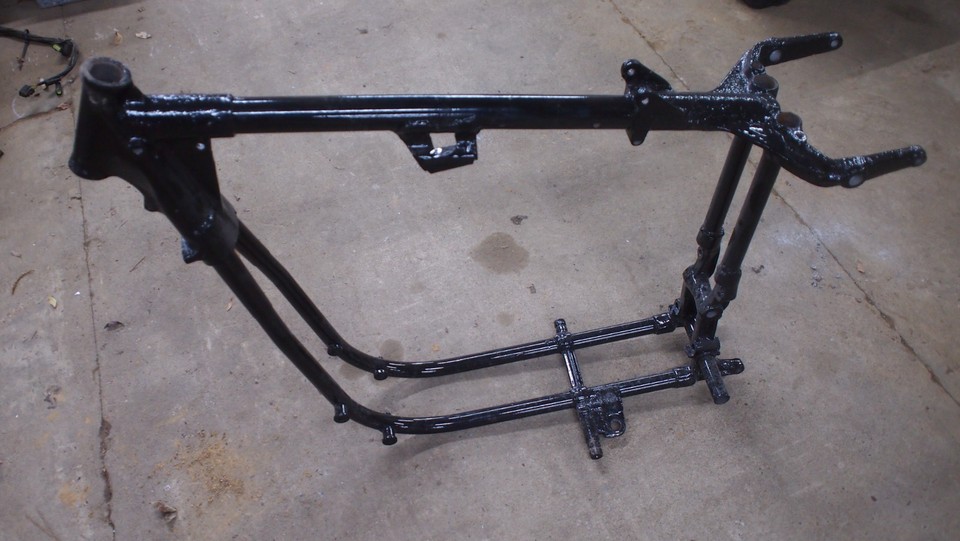 50s 60s Harley Davidson K model Sportster 900 frame E5 date code ...