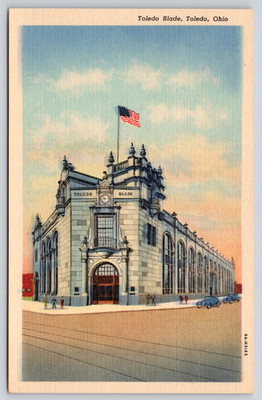 Postcard - Toledo Blade Newspaper Bldg. - Toledo, Ohio - 1940s ...