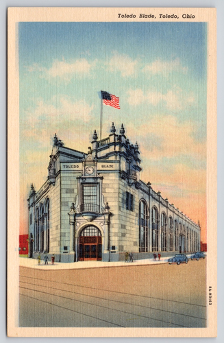 Postcard - Toledo Blade Newspaper Bldg. - Toledo, Ohio - 1940s ...