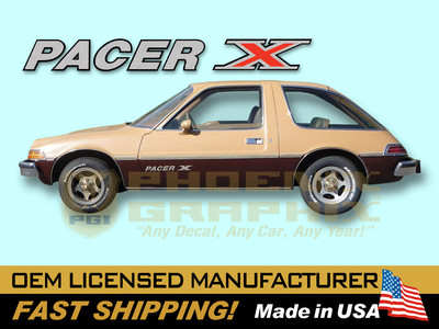 1975 1976 1977 AMC American Motors Pacer X Decals & Stripes Kit | eBay