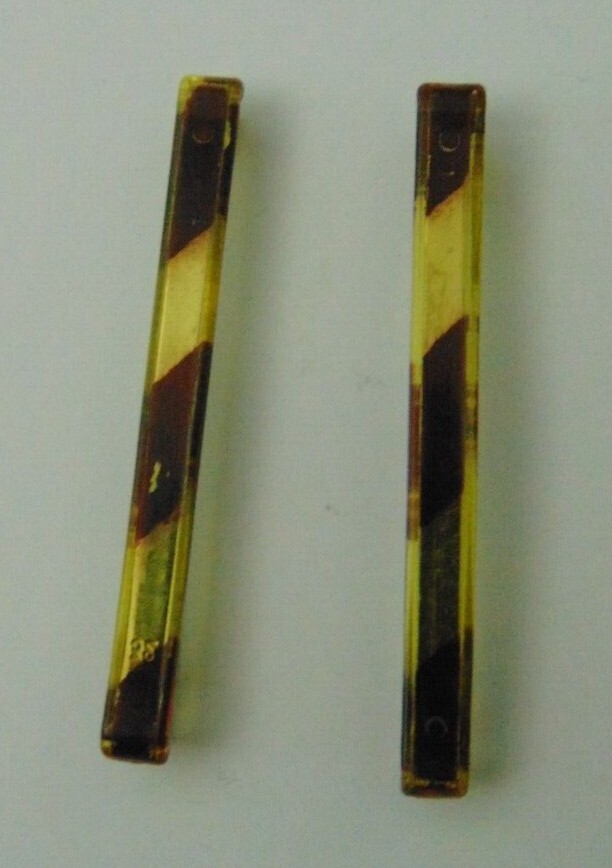 Vintage Goody USA 2 inch faux tortoise shell stay tight hair clasp set ...