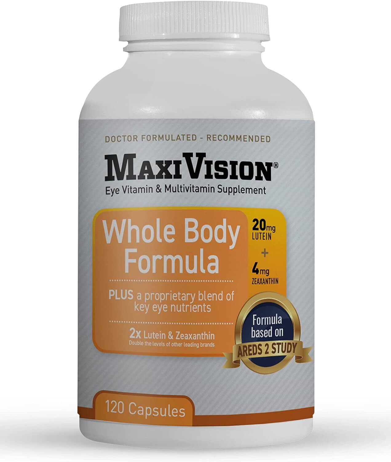 MaxiVision® AREDS 2 Whole Body Formula Eye Vitamins Lutein 120ct. | eBay