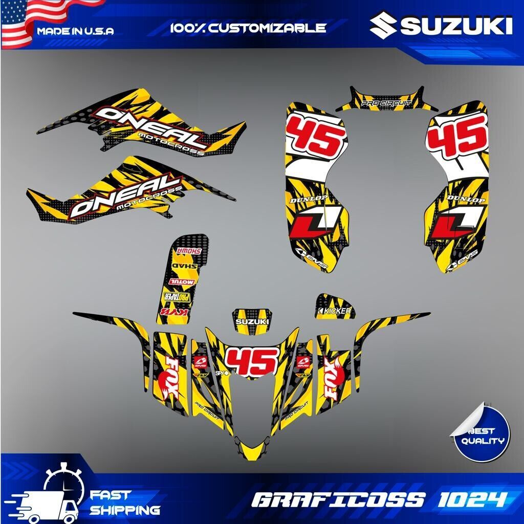 suzuki LTZ 400 wrap graphics stickers kit decals quad 2003 to 2008 ...