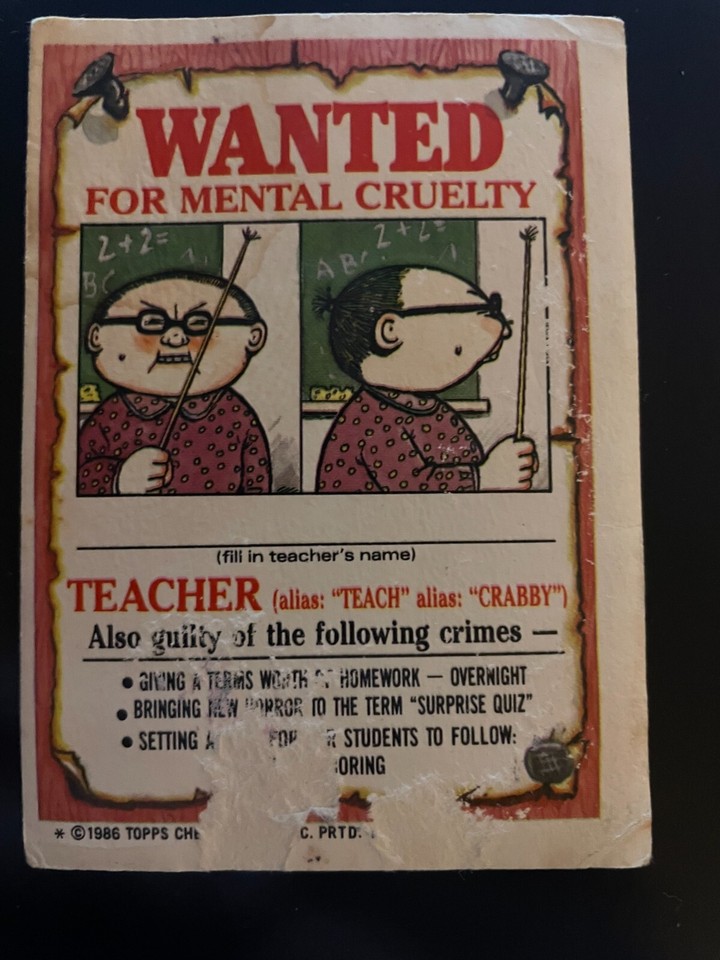 Snooty Sam 110a - 1986 Series 3 Garbage Pail Kids Card | eBay