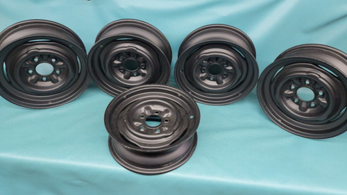 1956-1962 Corvette 15x5" Steel Wheels Rims Dog Bone with Nubs | Set of ...