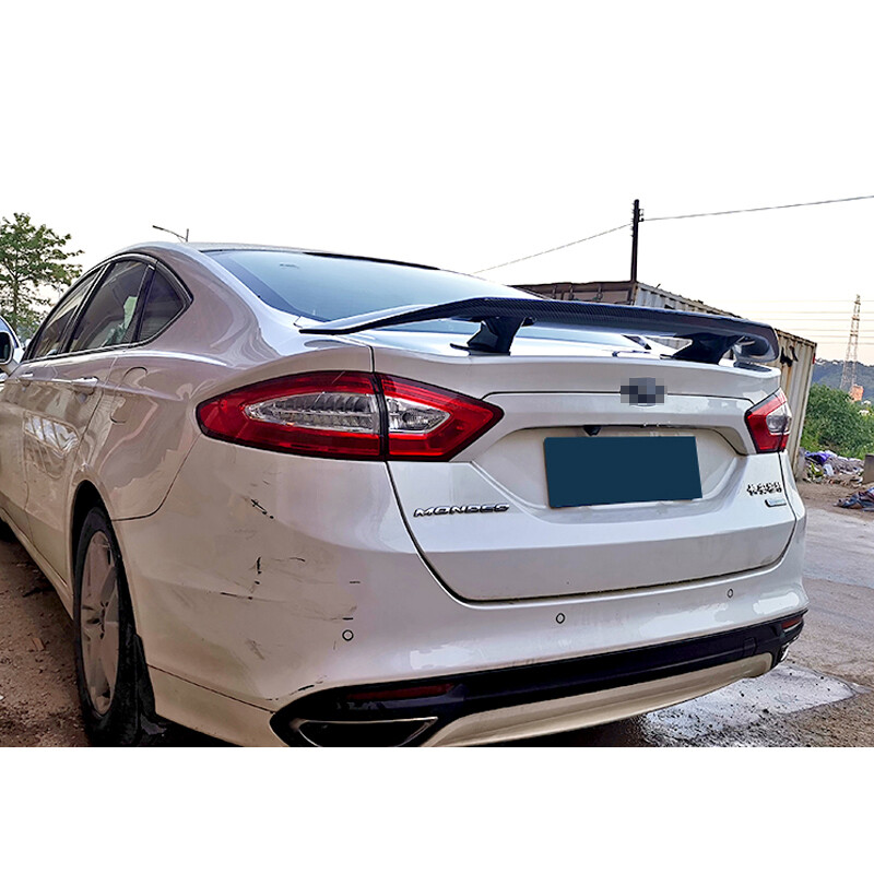Trunk Spoiler Carbon Surface Rear Wing Spoiler For Ford Mondeo Fusion ...