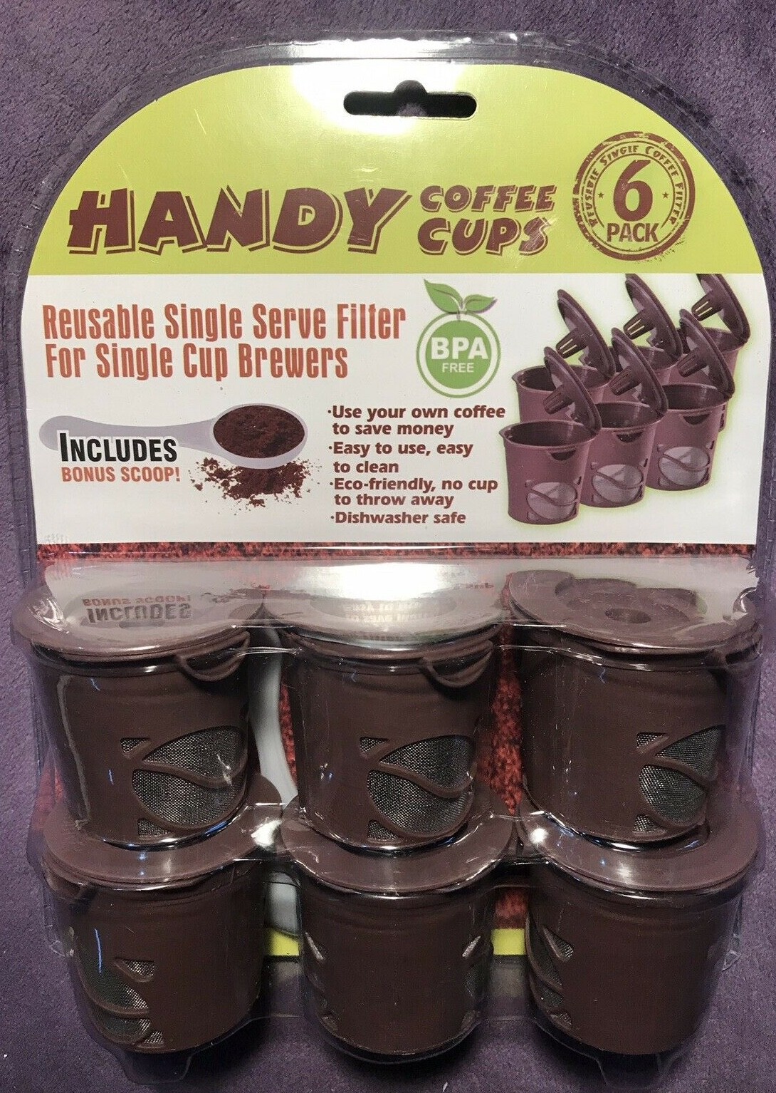 Reusable single serve filters for single cup brewers Handy Coffee Cups ...