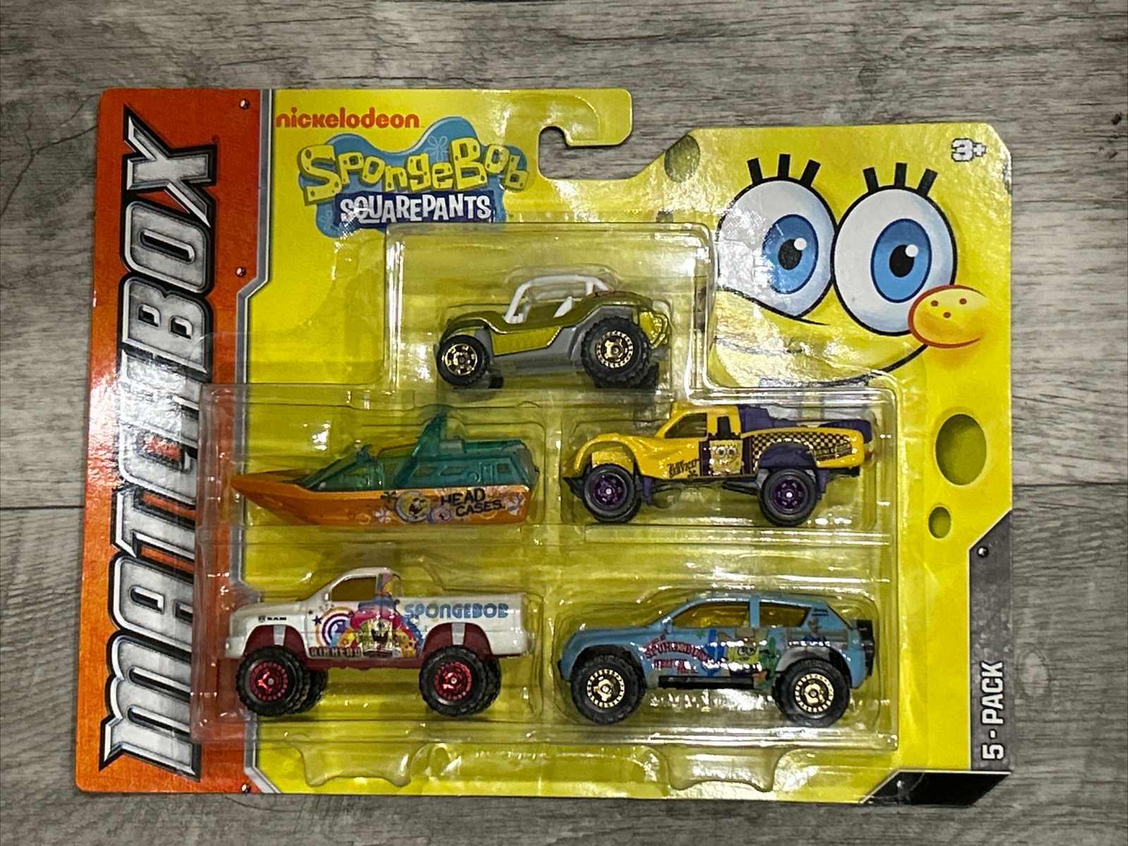 Matchbox ~ Nickelodeon SpongeBob Squarepants 5-Pack Diecast 2011 MATTEL ...