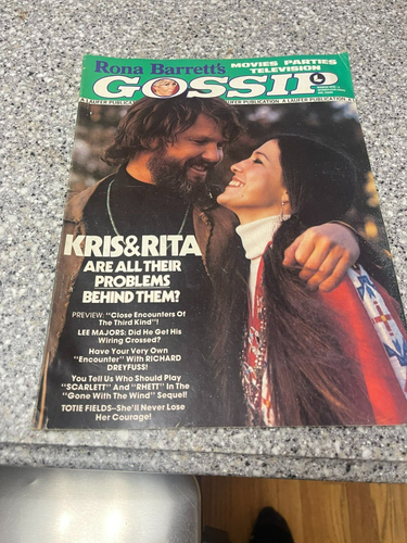 Mar 1978 Rona Barrett's Gossip Magazine Rita Coolidge & Kris ...