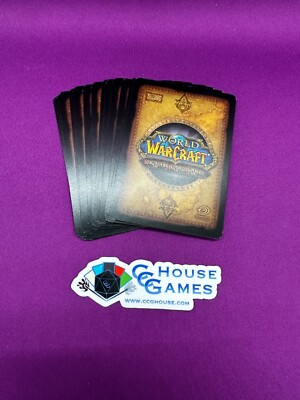 World of Warcraft TCG WOW Scratched Loot Cards Choose Your Own ...