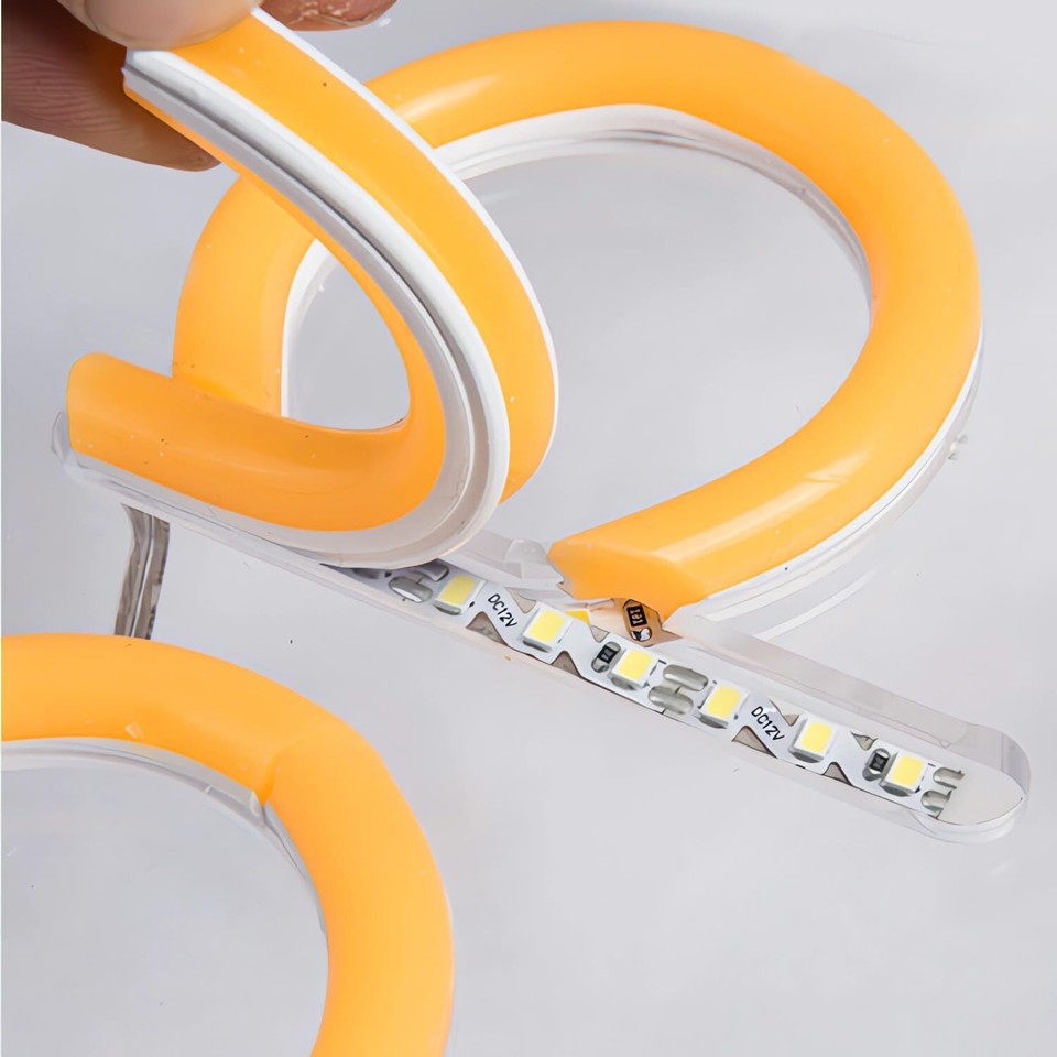 Separated Neon Flexible LED Light Strip Cover Silicone Bendable Outdoor ...