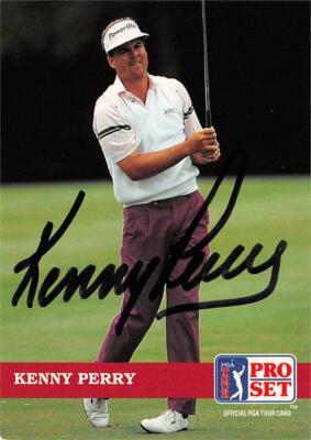 Kenny Perry autographed golf card (Western Kentucky) 1992 Pro Set #12 ...