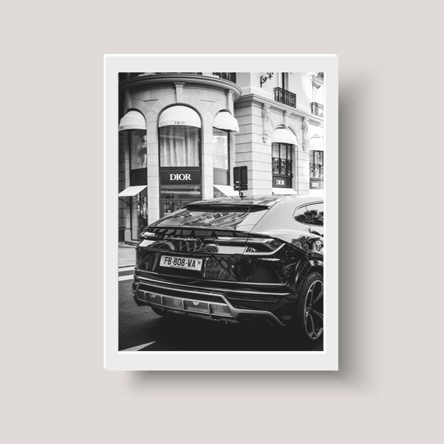 CoCo Designer Fashion Wall Art Poster Print Picture Gift A3 A4 Black ...