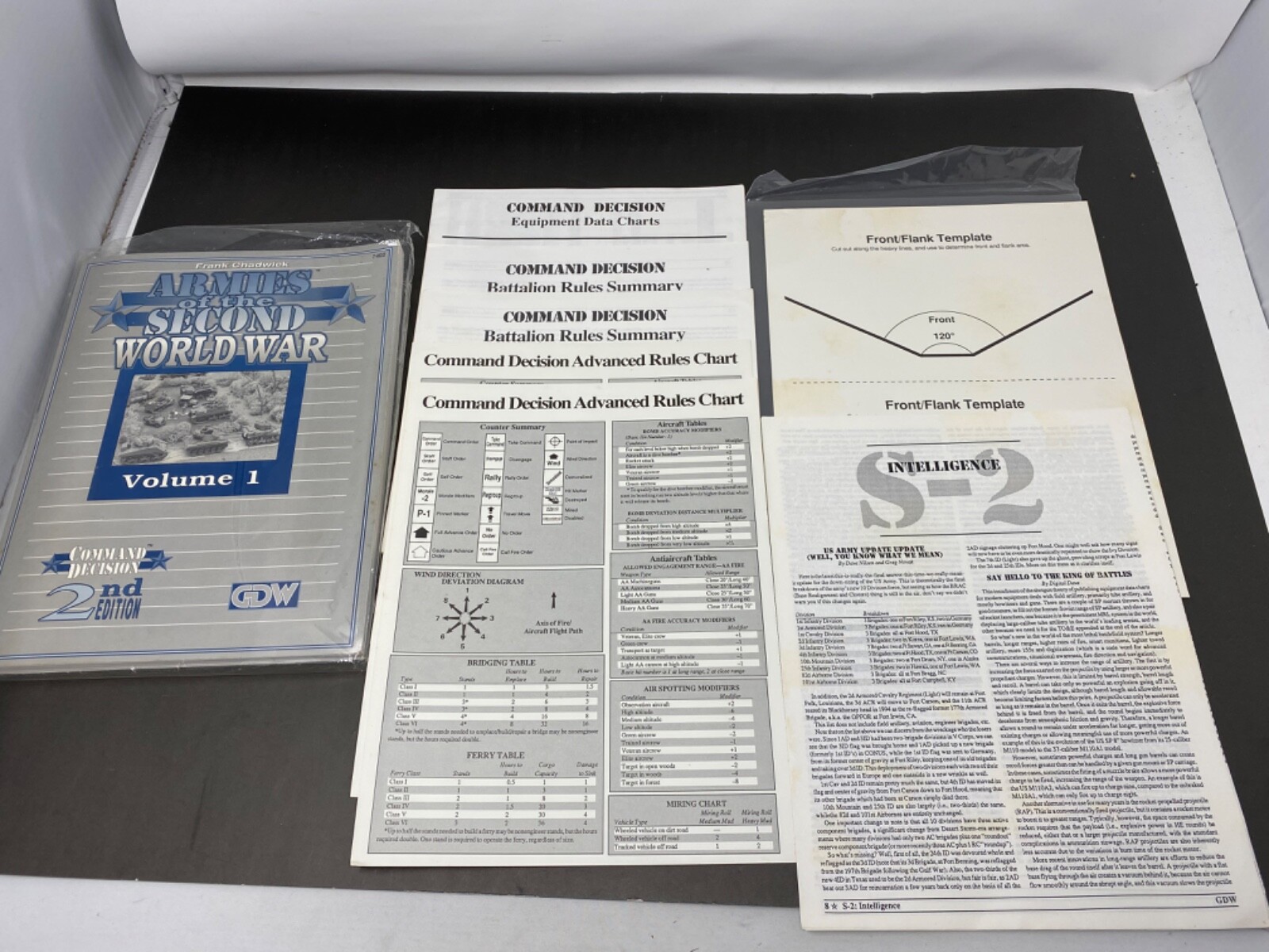 GDW Command Decision Miniature Wargaming Game - 2nd Edition, Complete ...