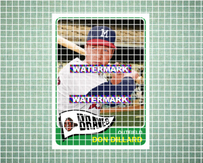 Don Dillard Milwaukee Braves 1965 Style Custom Baseball Art Card | eBay