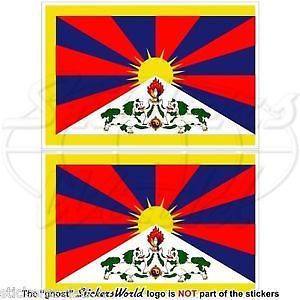 TIBET Tibetan Flag, Autonomous Region of China, Chinese Decals-Stickers ...