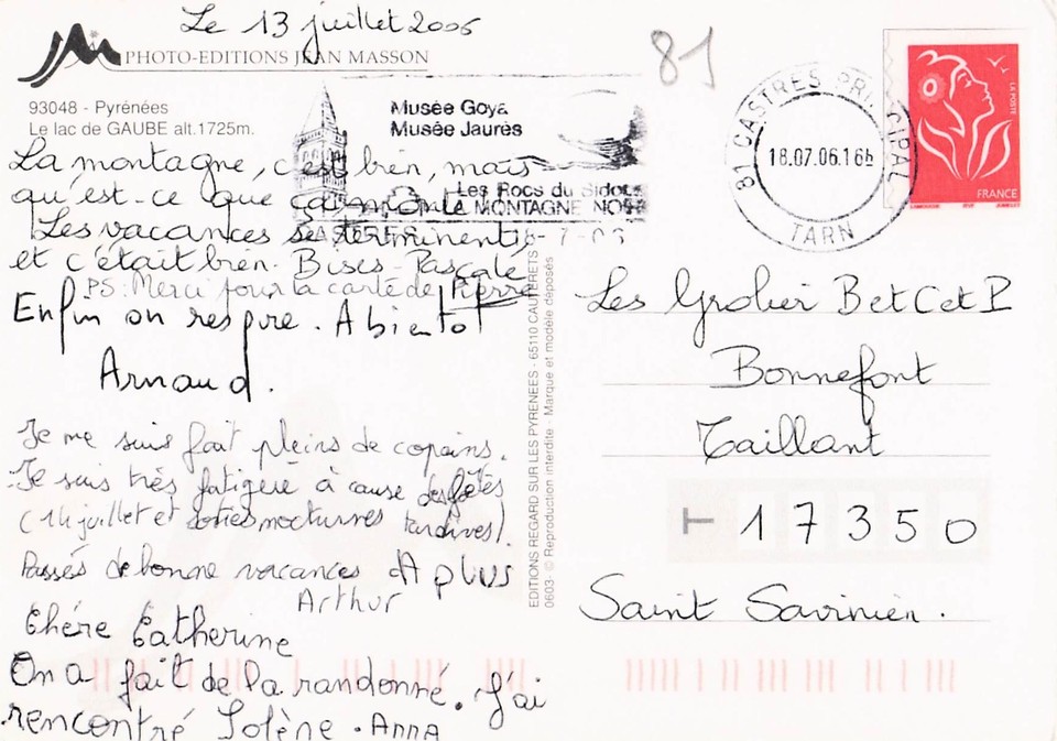 65 SAINT SAVIN LAC DE GAUBE | eBay