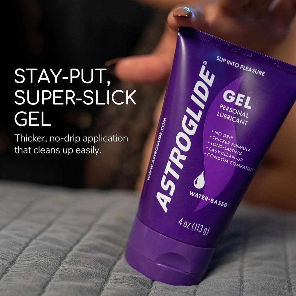 Astroglide Water Based Personal Lubricant Sex Gel for Couples, 4oz And 7oz | eBay