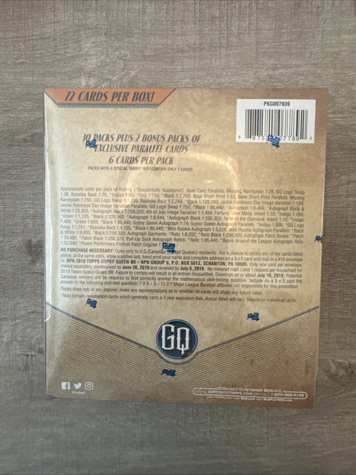 2019 Topps Gypsy Queen Mega Blaster Box MLB Baseball Trading Cards | eBay