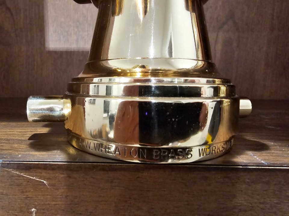 Rare Polished Cellar (bresnan) Nozzle by A.W. Wheaton Brass Works | eBay