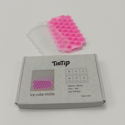 TieTip Ice cube molds Silicone ice cube mold, easy to clean, size ...