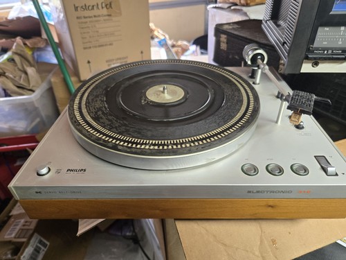 Philips Electronic 312 DC Servo Belt Drive Turntable PARTS/REPAIR | eBay