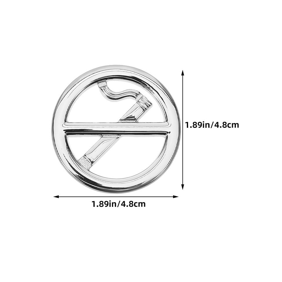 2 Pcs Metal Warning Decal Stickers Warning Sign for Car Interior and ...