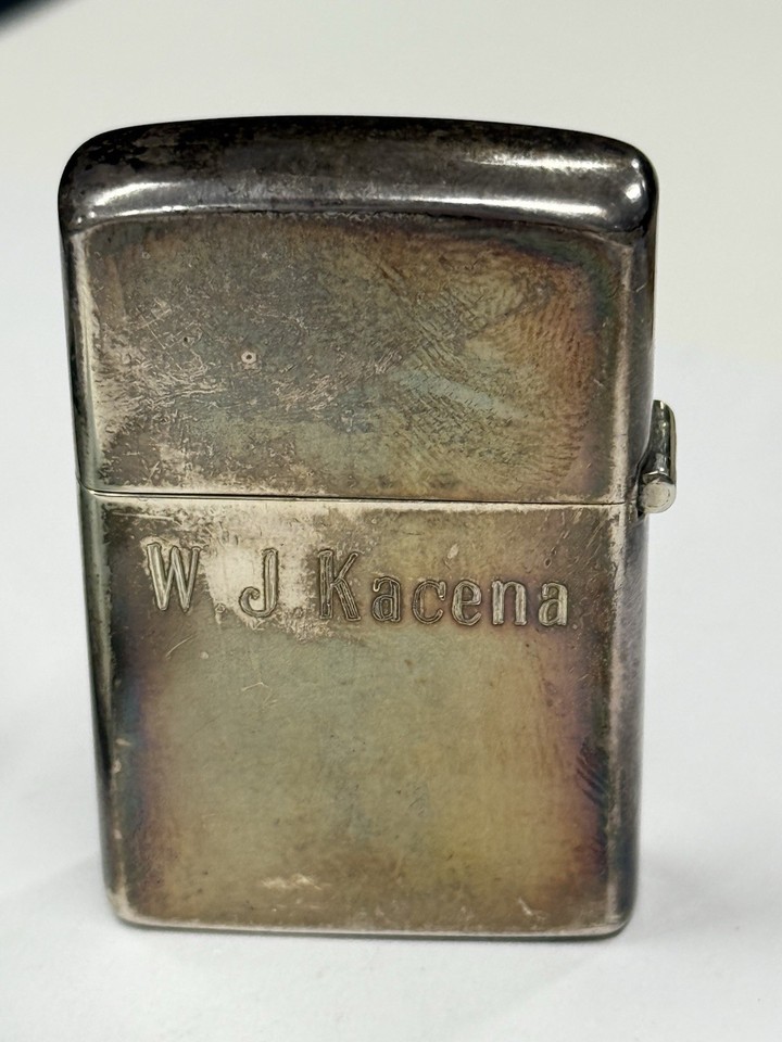 STERLING 950 OKUBO JAPAN ADVERTISING ALLOY RODS CO LIGHTER UNFIRED 709A ...
