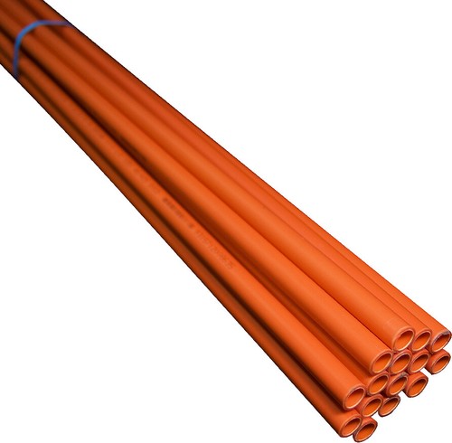 80mm Rigid Electrical Conduit Orange Heavy Duty 4mtr Length | eBay