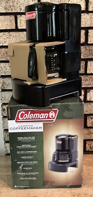 Coleman Camping Coffeemaker 10 cup Outdoor Stove Top Drip Swing Out ...