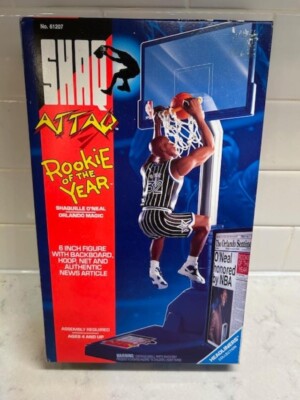 1993 Kenner Shaquille O'Neal Shaq Attaq Rookie of the Year Action ...