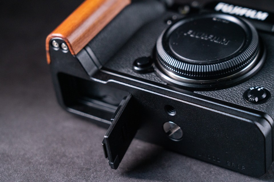 Wood Camera Grip For Fujifilm X-T5 Fuji XT5 Camera with Aluminum Alloy ...